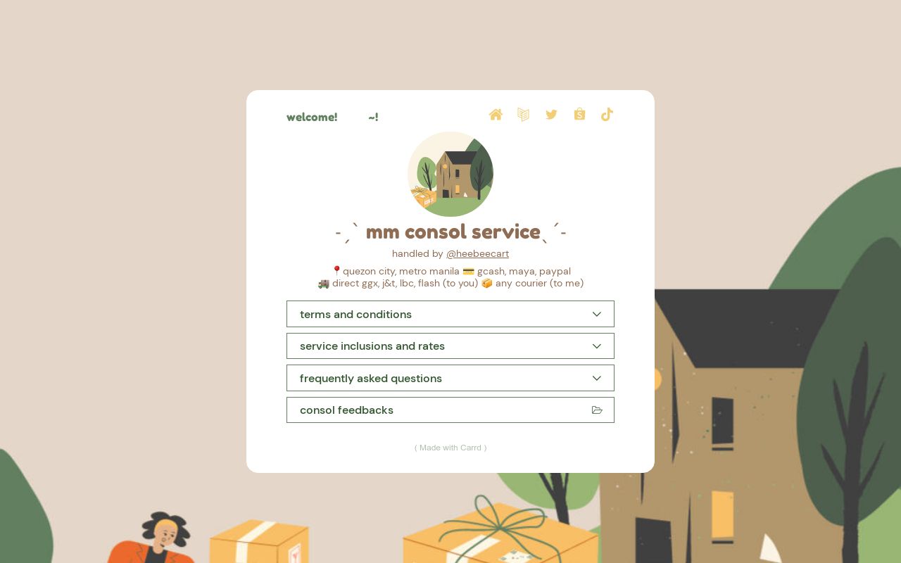 mm consol service .ᐟ